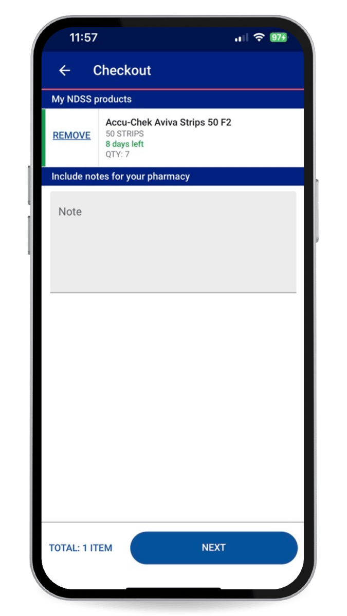 Order your NDSS Supplies | My MedAdvisor